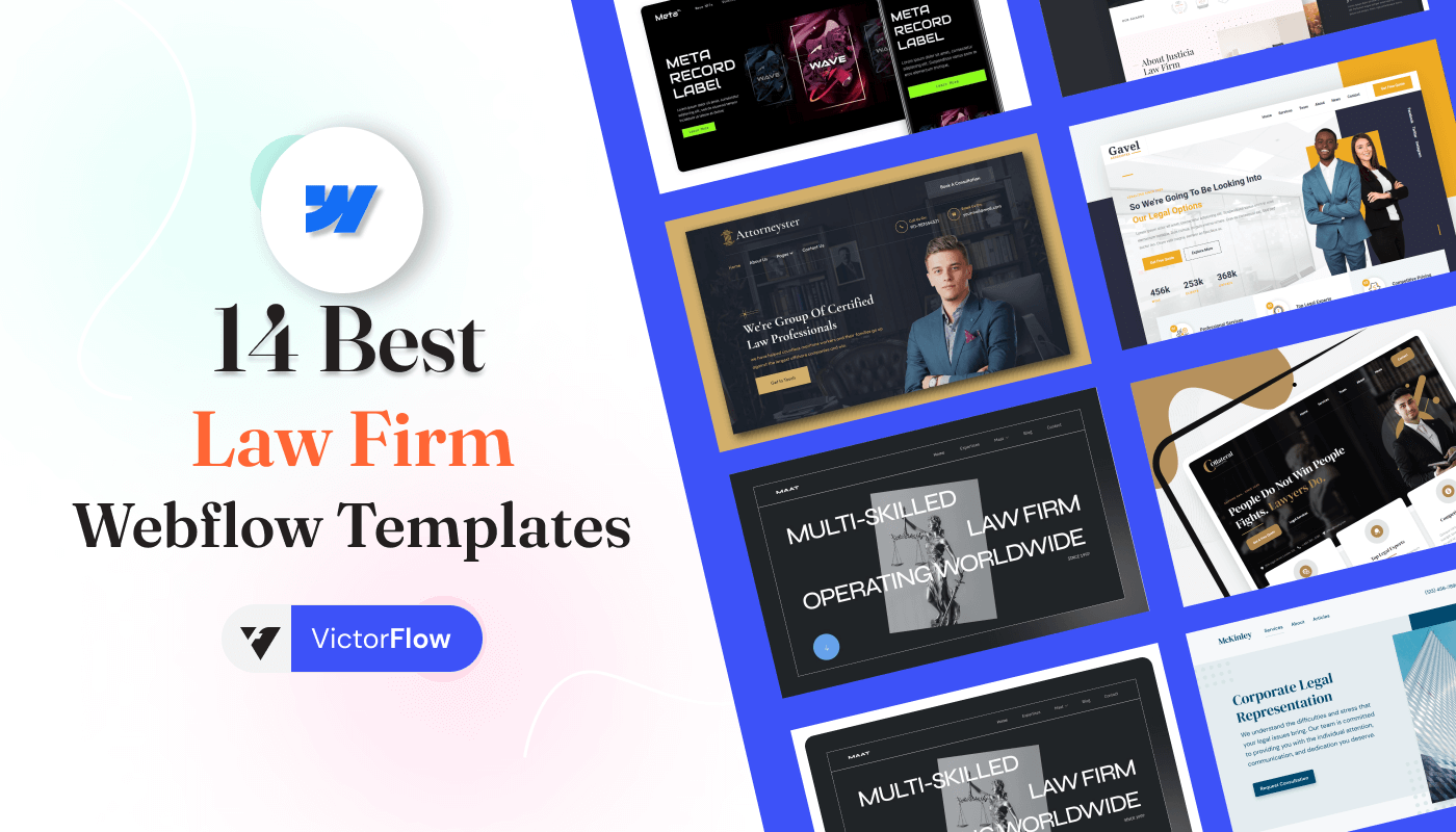14 Best Law Firm Webflow Templates In 2024