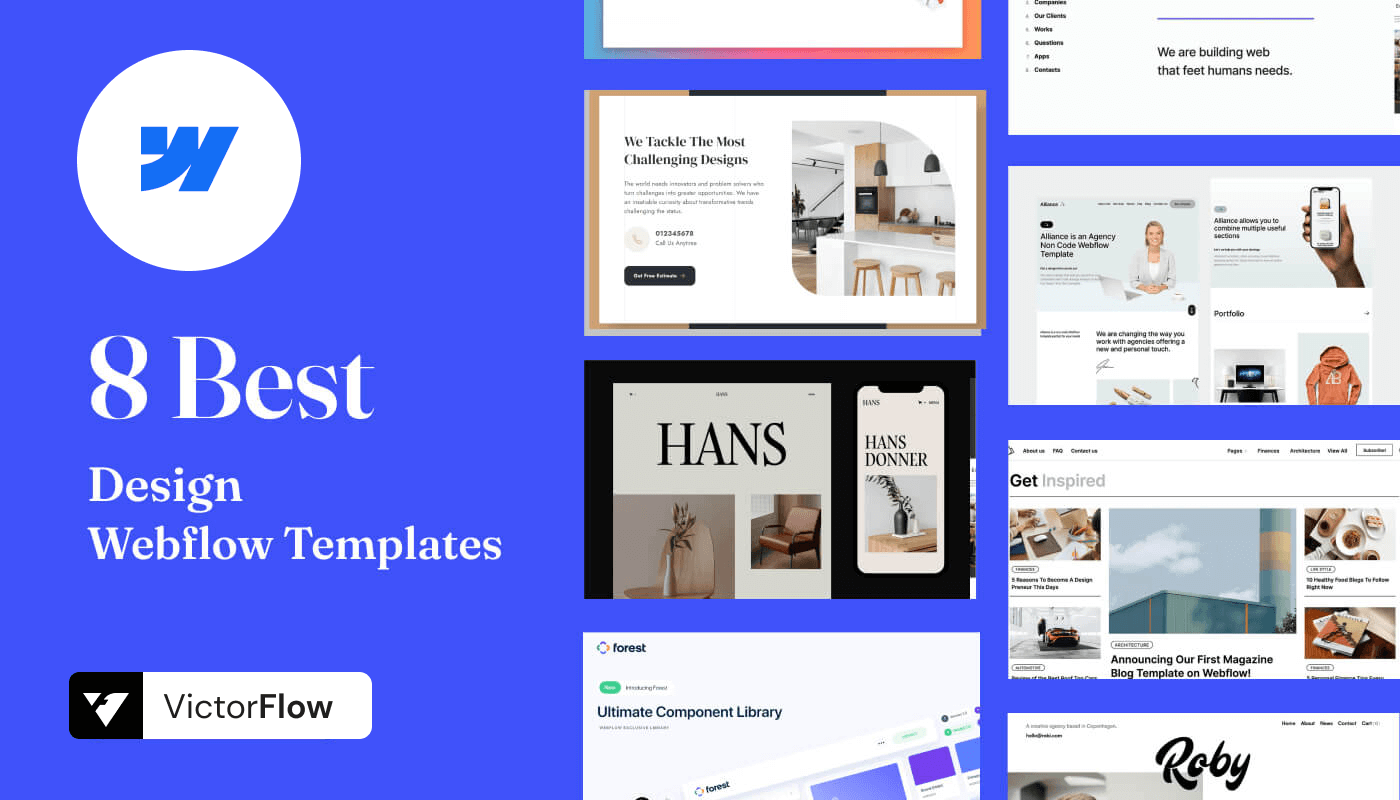 14 Best Design Webflow Templates In 2024