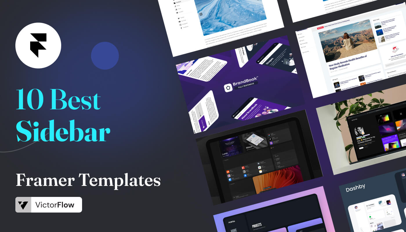 10 Best Sidebar Framer Templates in 2024