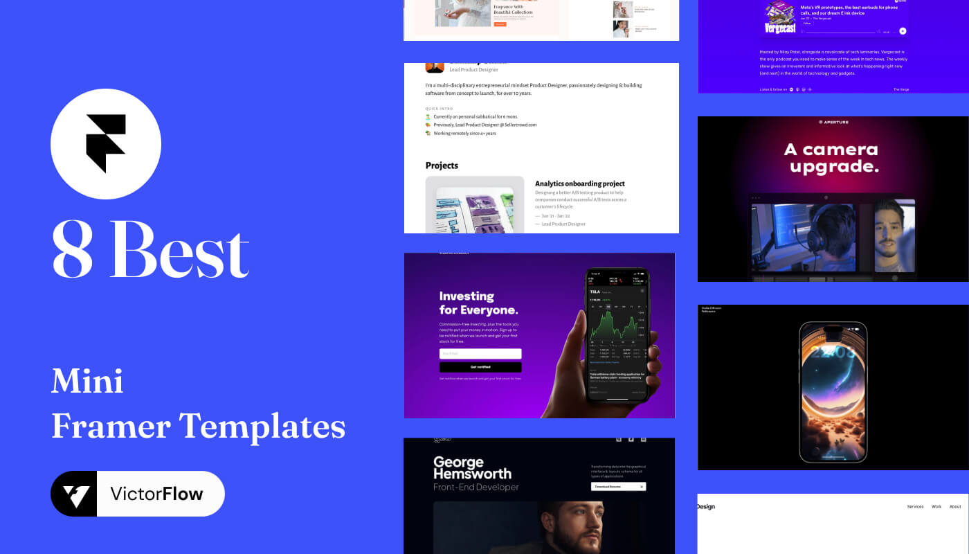 8 Best Mini Framer Templates in 2024