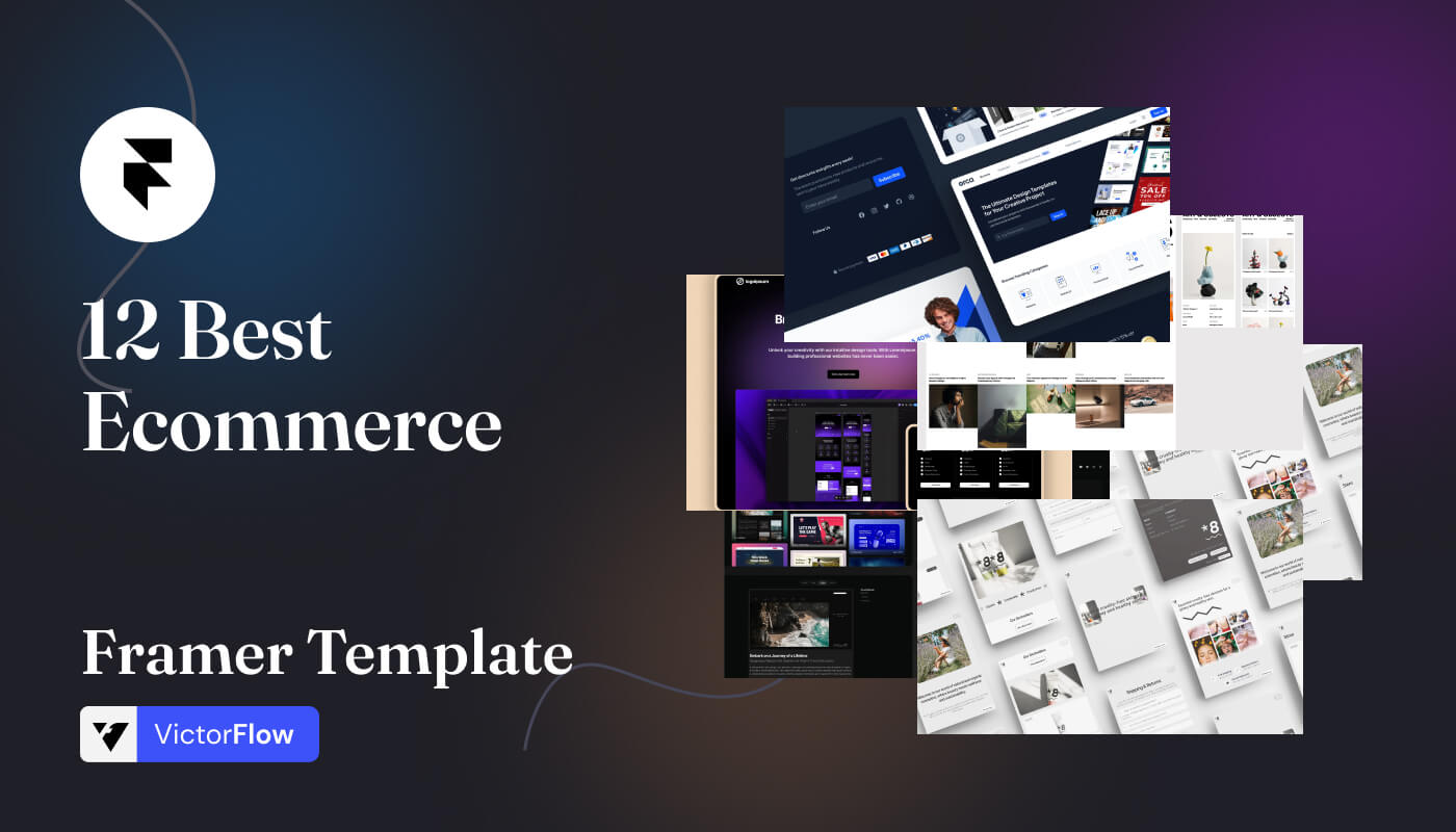 12 Best Ecommerce Framer Templates in 2024