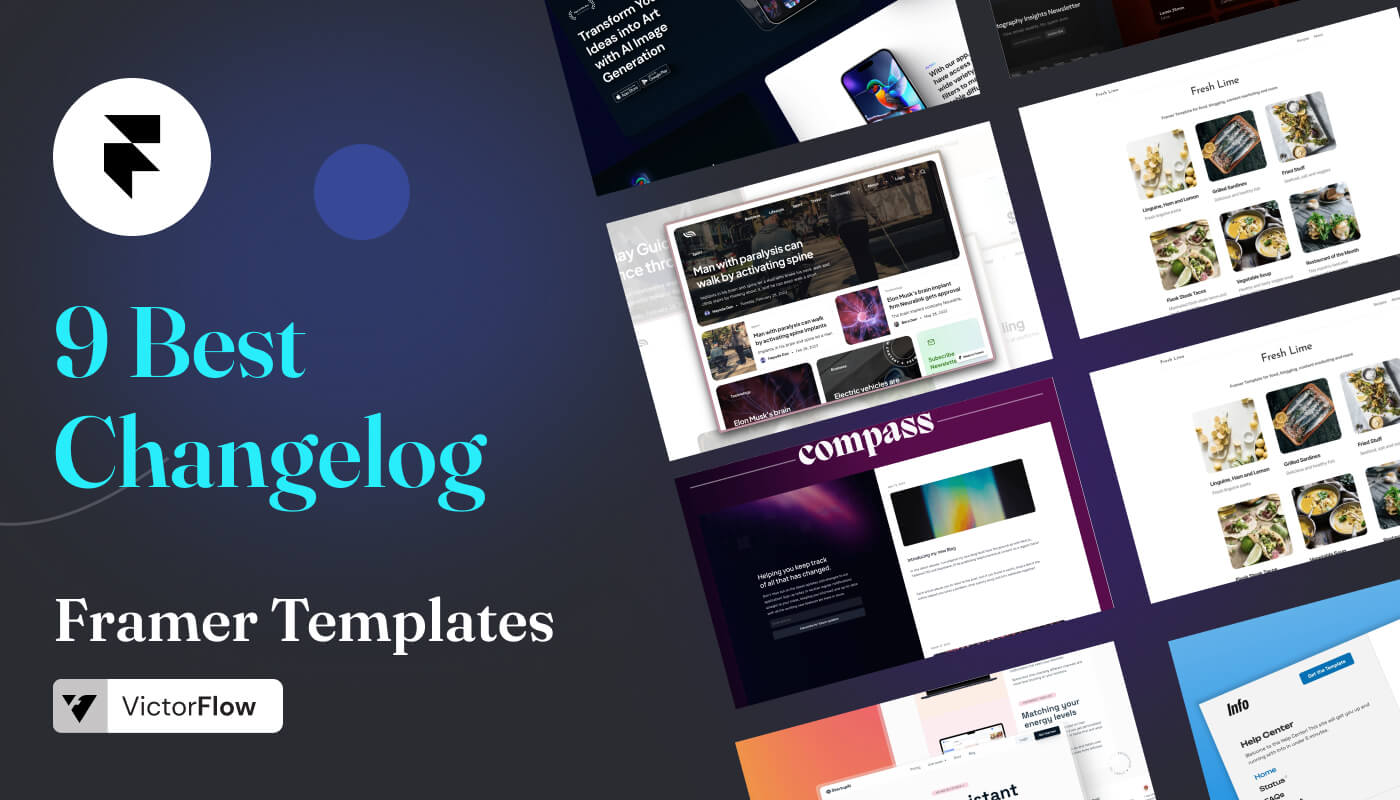 9 Best Changelog Framer Templates in 2024