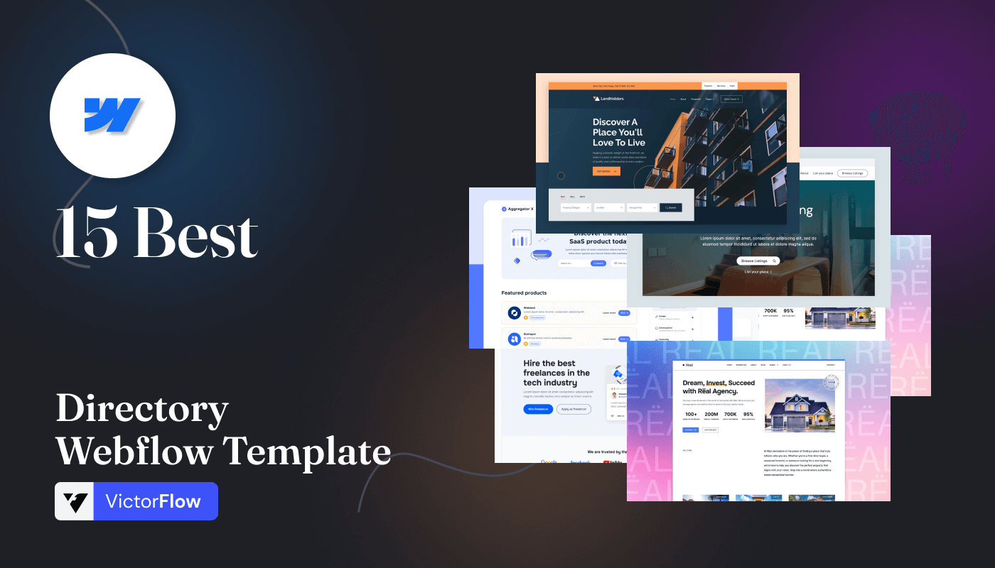 15 Best Directory Webflow Templates in 2024