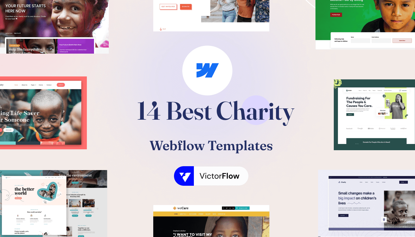 14 Charity Webflow Templates In 2024