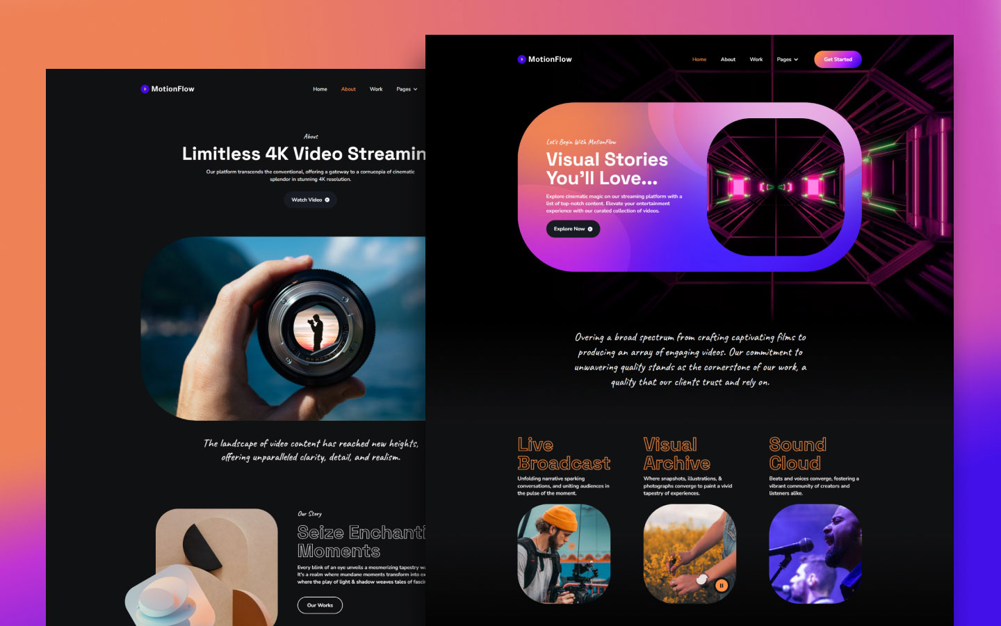 Best Video Webflow Template in 2023 - MotionFlow | VictorFlow Templates