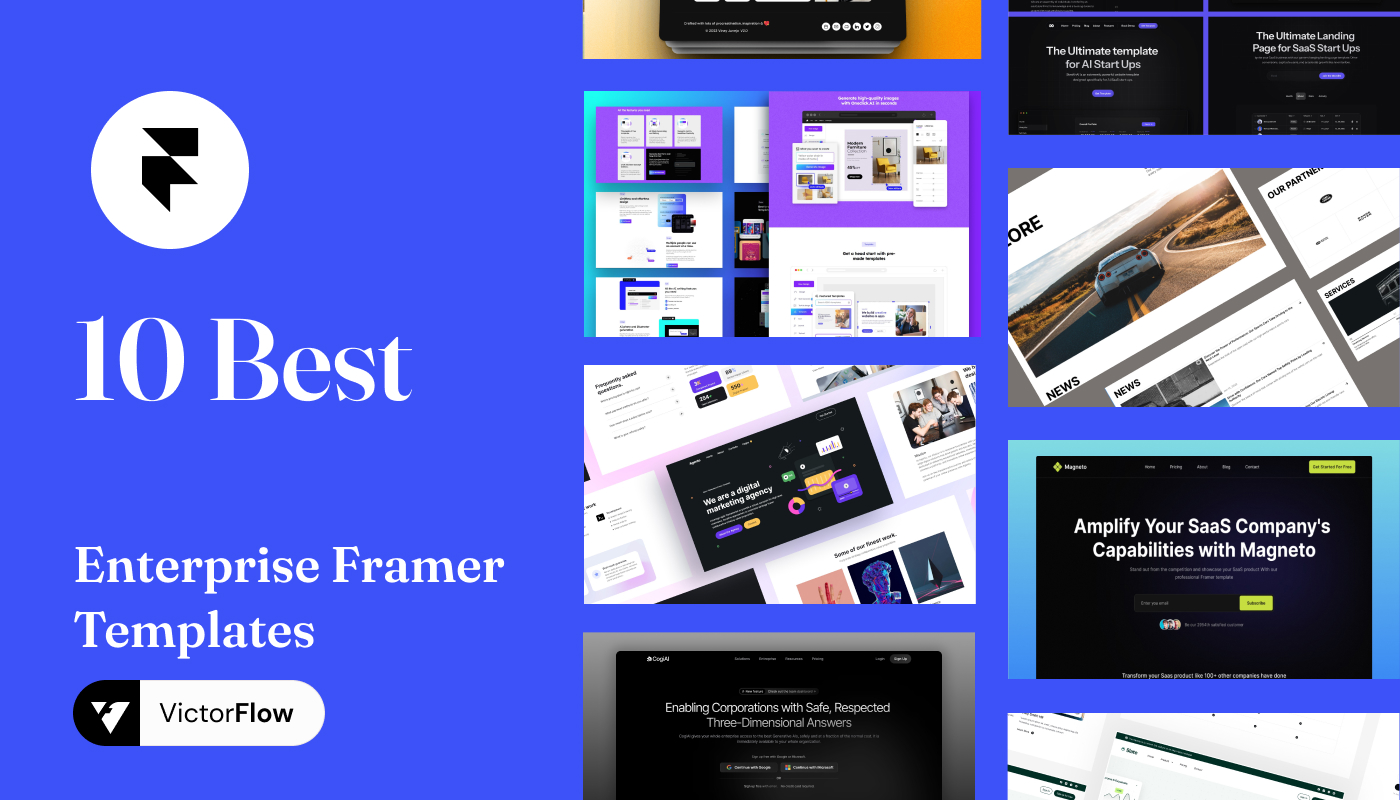 10 Best Enterprise Framer Templates in 2024