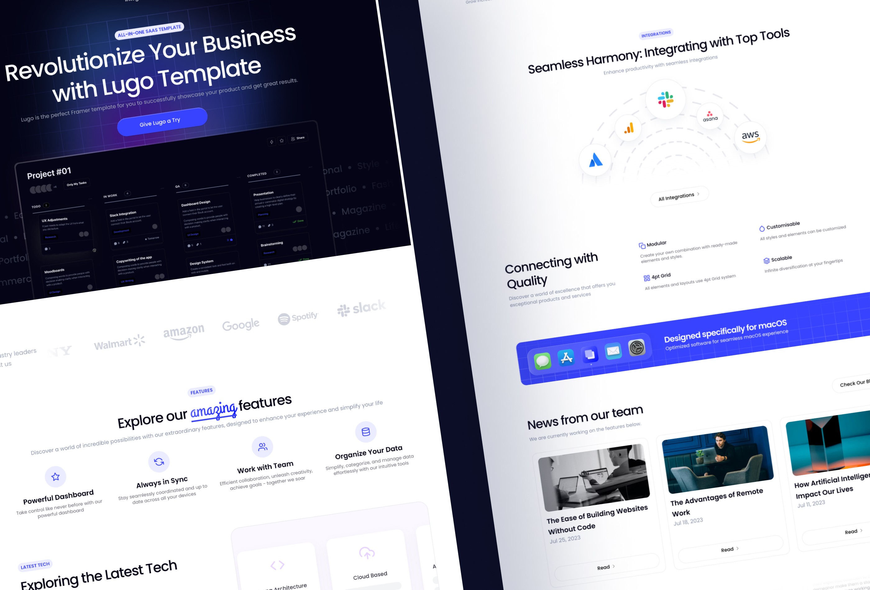 8 Best Update Log Framer Templates in 2024