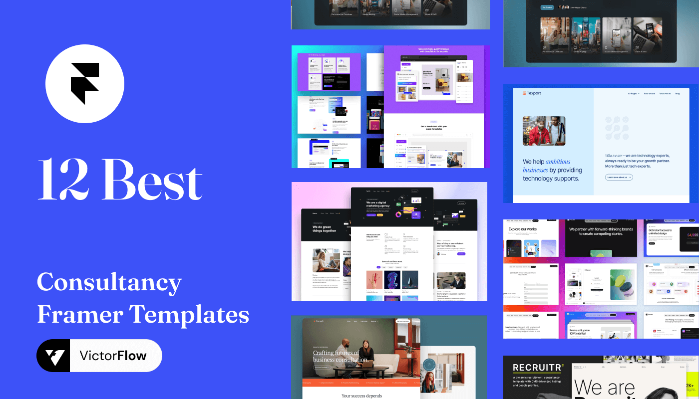 12 Best Consultancy Framer Templates in 2024