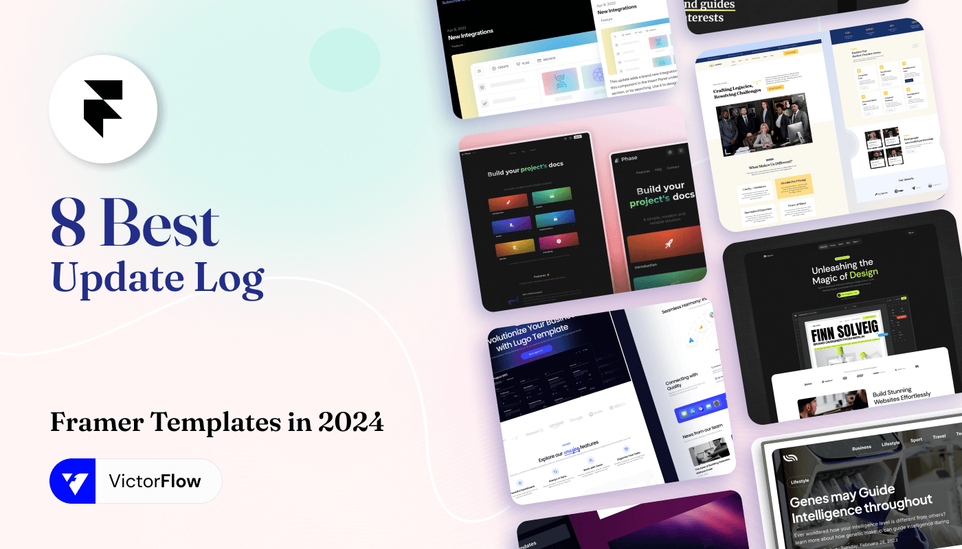 8 Best Update Log Framer Templates in 2024