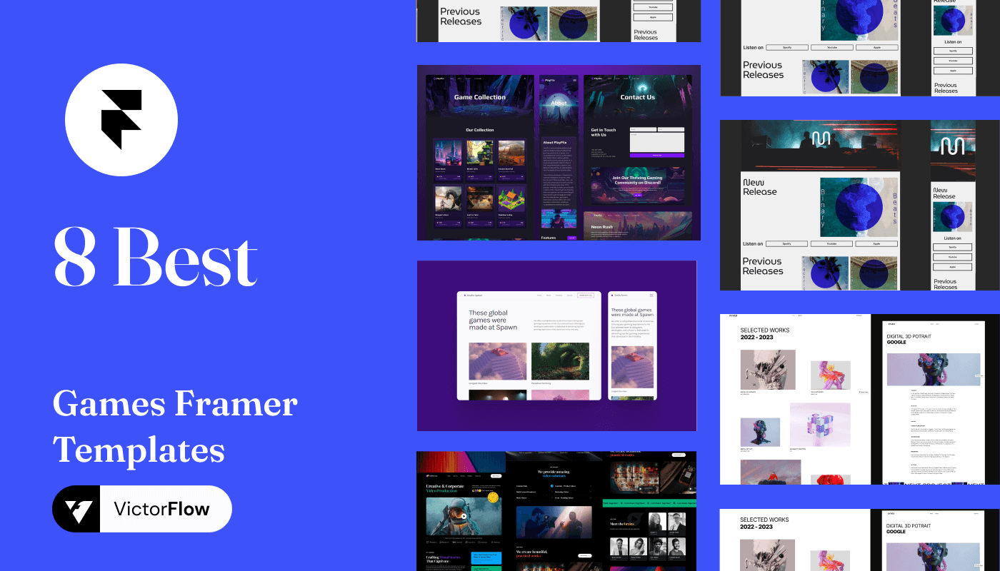 8 Best Games Framer Templates in 2024