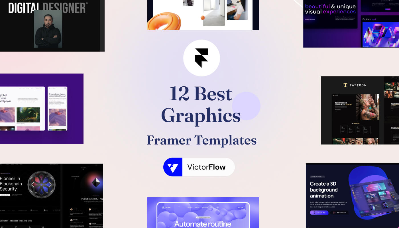12 Best Graphics Framer Templates in 2024