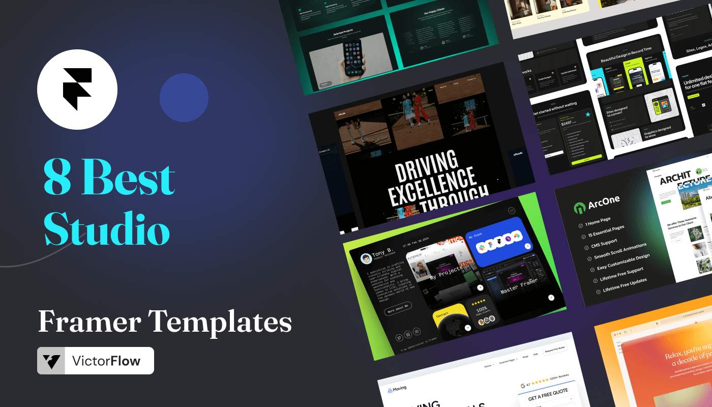 10 Best Studio Framer Templates in 2024