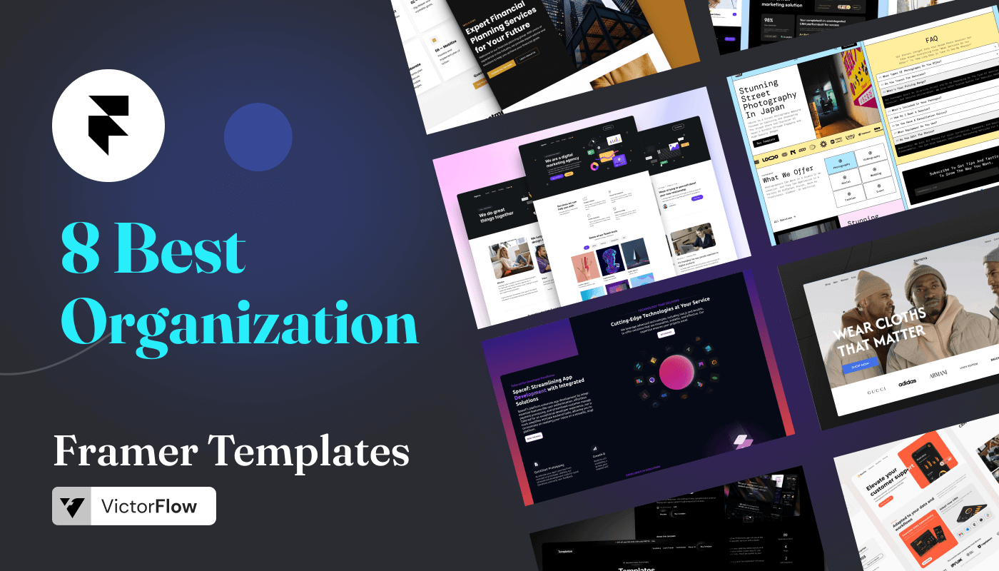 10 Best Organization Framer Templates in 2024