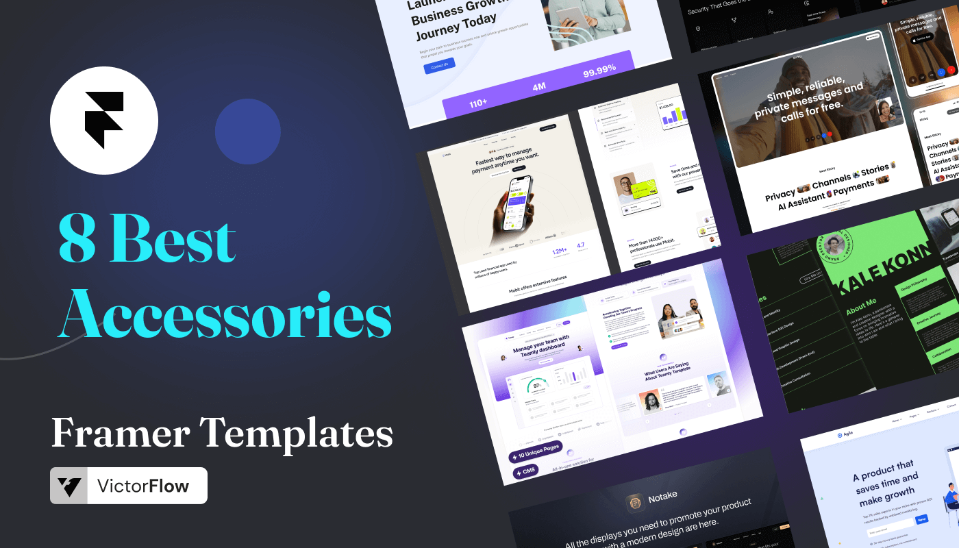 8 Best Accessories Framer Website Templates in 2024
