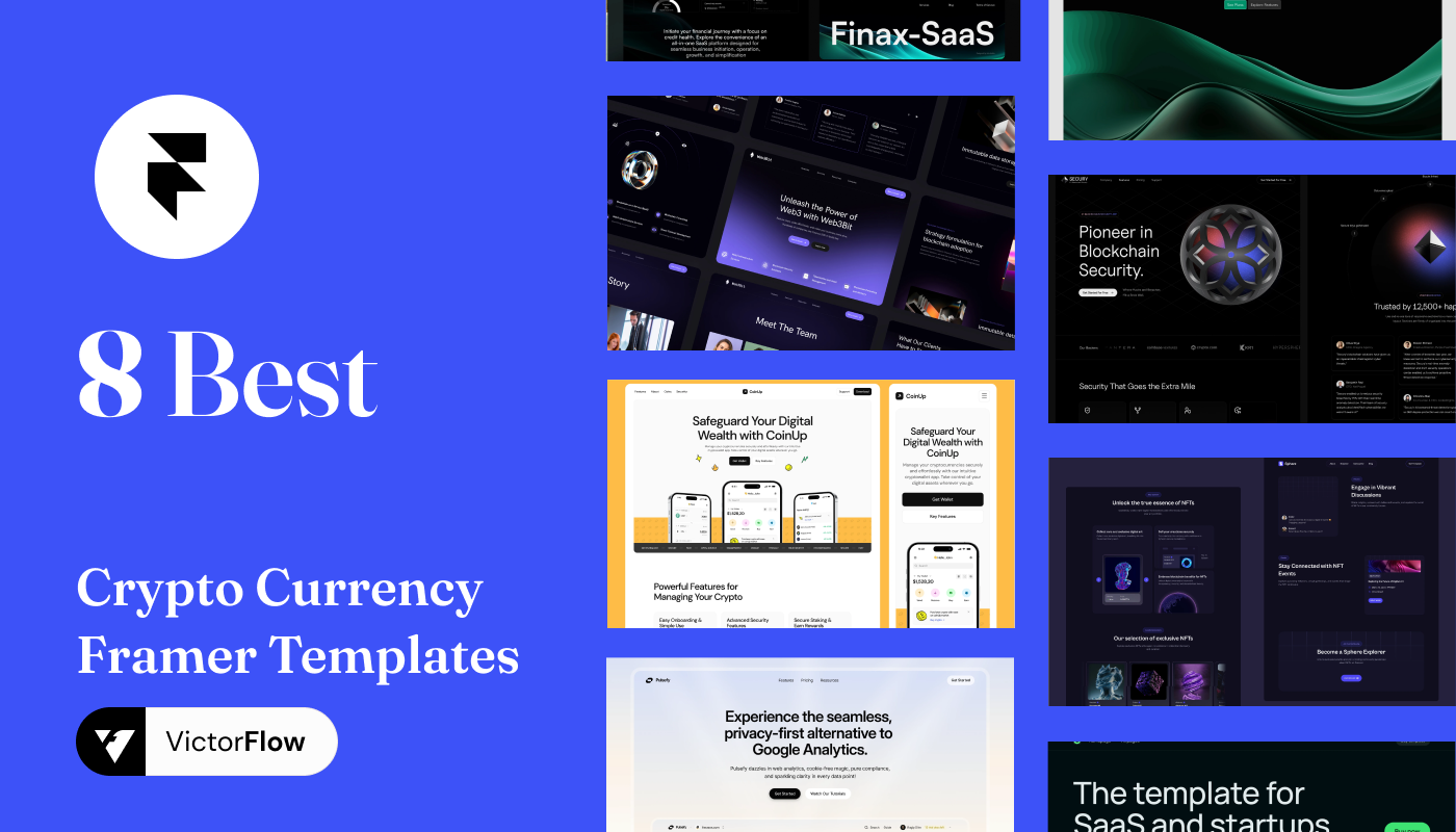 8 Best Crypto Currency Framer Templates in 2024
