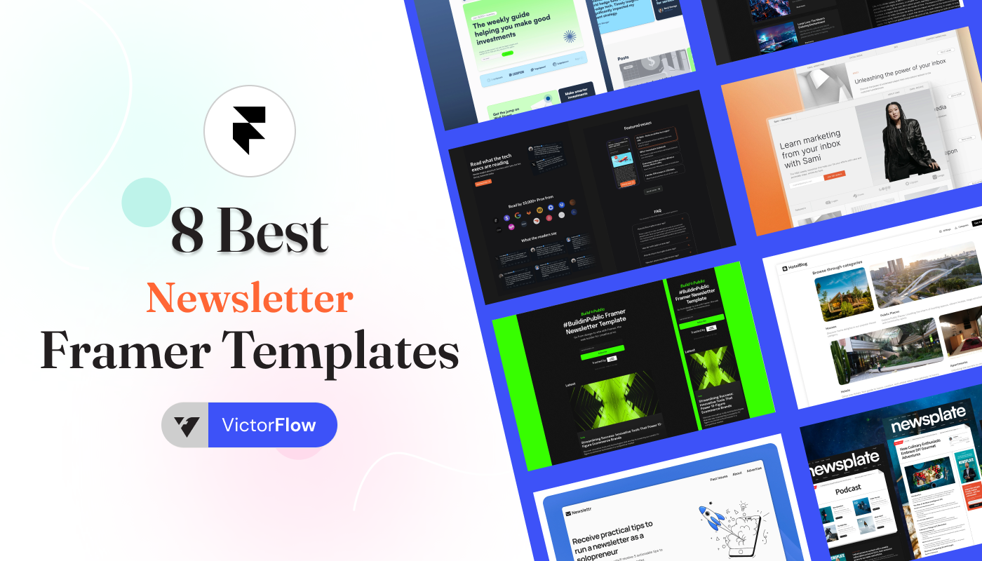 8 Best Newsletter Framer Templates in 2024