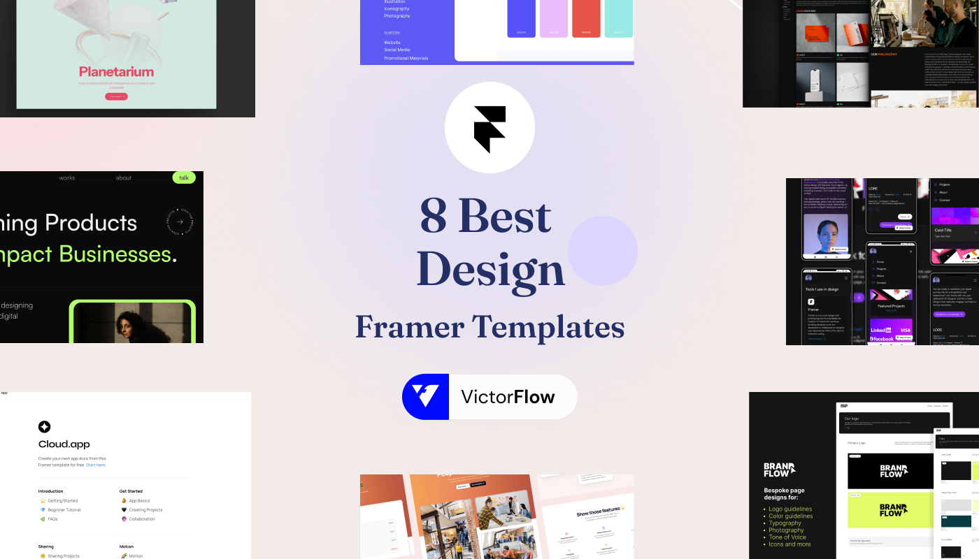 8 Best Design Framer Templates in 2024