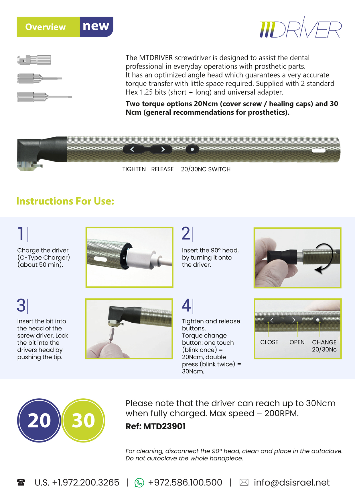 DSI Angulated Guide MUA Clip Pins | Discover Dental Products & Solutions