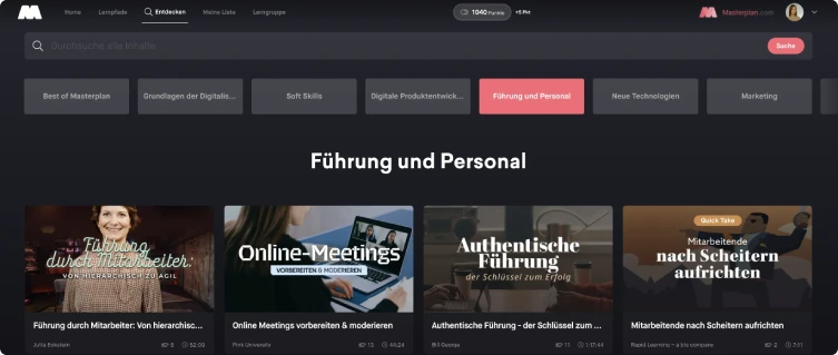 Masterplan Tutorials: Unsere neue Startseite