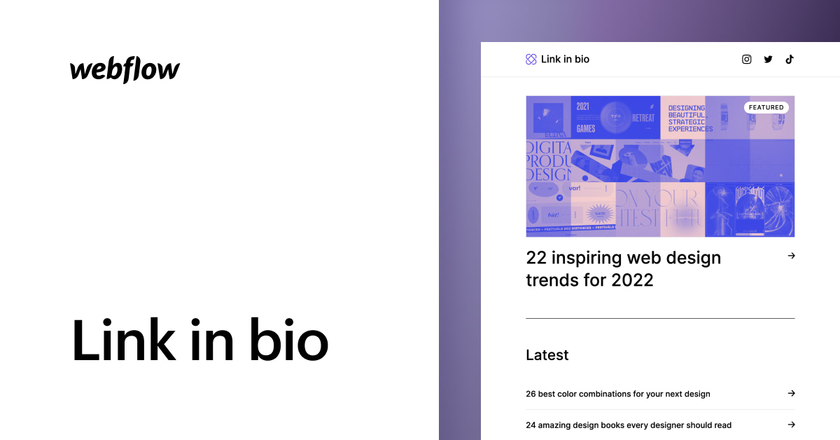 Free cloneable — link in bio | Webflow