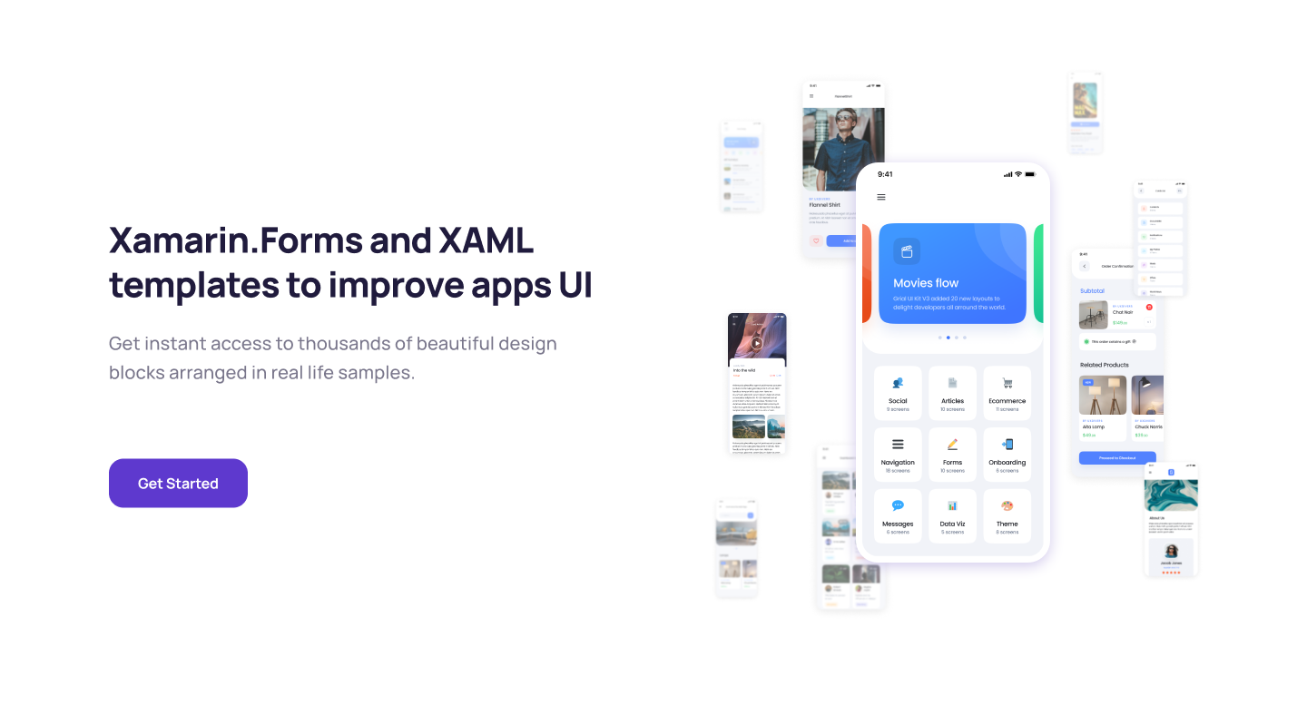 Delightful Xamarin.Forms Templates And UI Kits | GrialKit