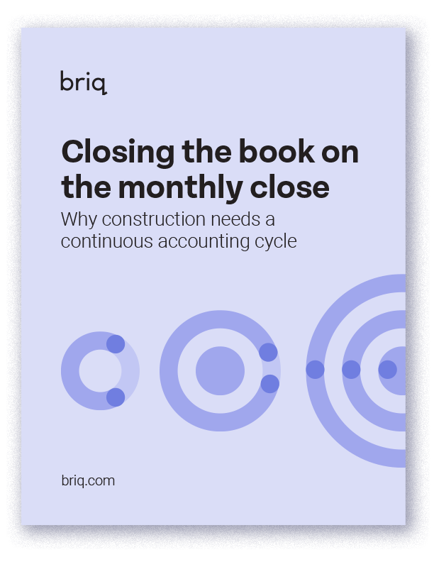 Closing the book on the monthly close | Download | Briq