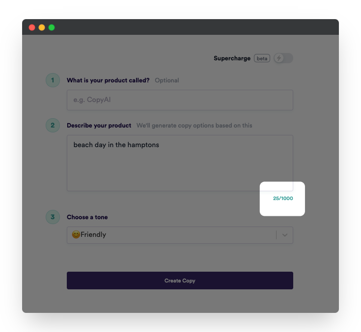 Free And Fast Copy | Copy.ai