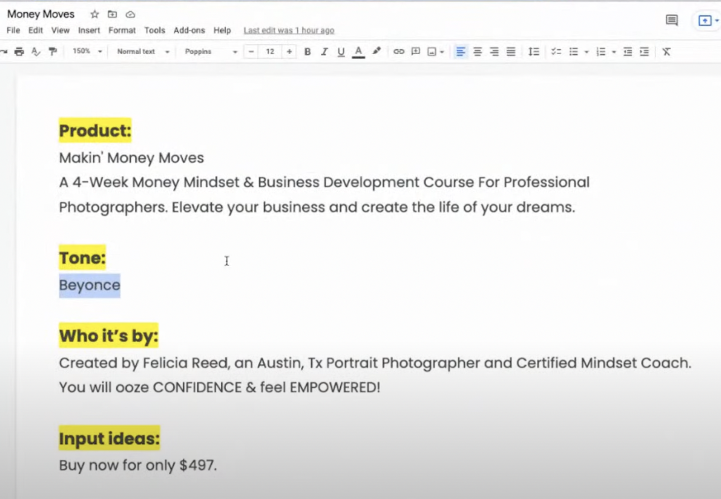 Write a sales page in 3 simple steps | Copy.ai
