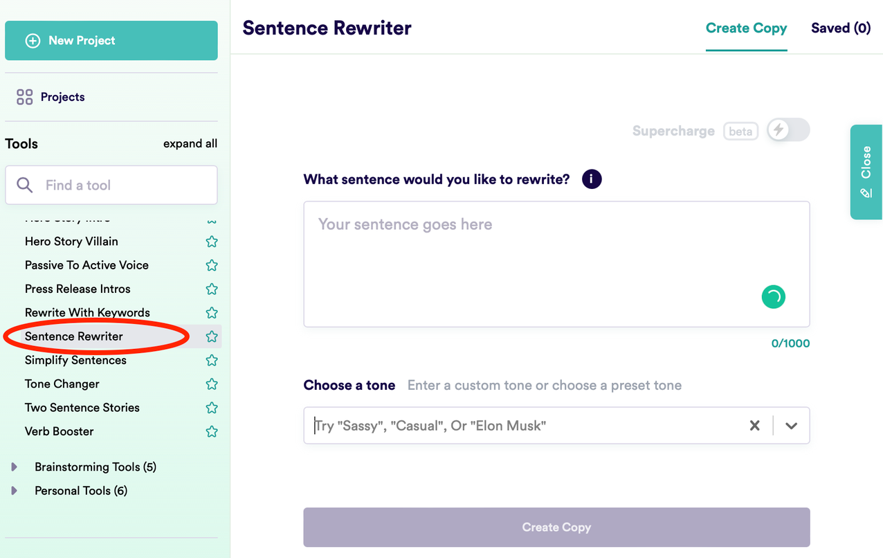 Sentence Rewriter Rewrite Sentences With AI Generator