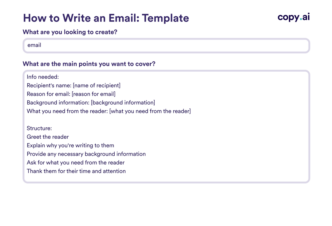 General Email Templates: How To Write & Examples