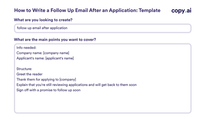 Follow Up Email After Application Templates: How To Write & Examples