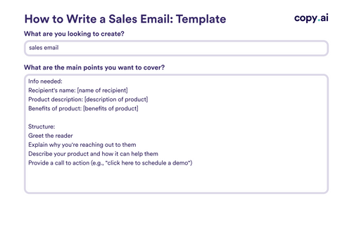 Sales Email Templates: How To Write & Examples