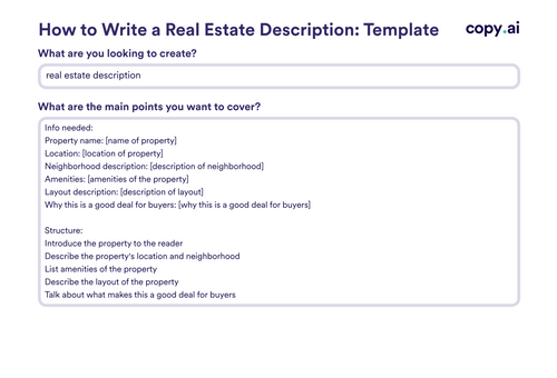 Real Estate Description Templates: How To Write & Examples