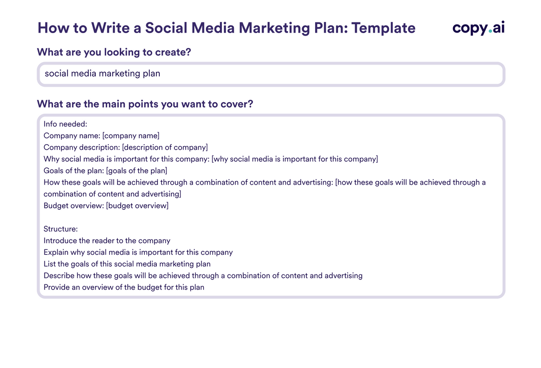 Social Media Marketing Plan Templates: How To Write & Examples
