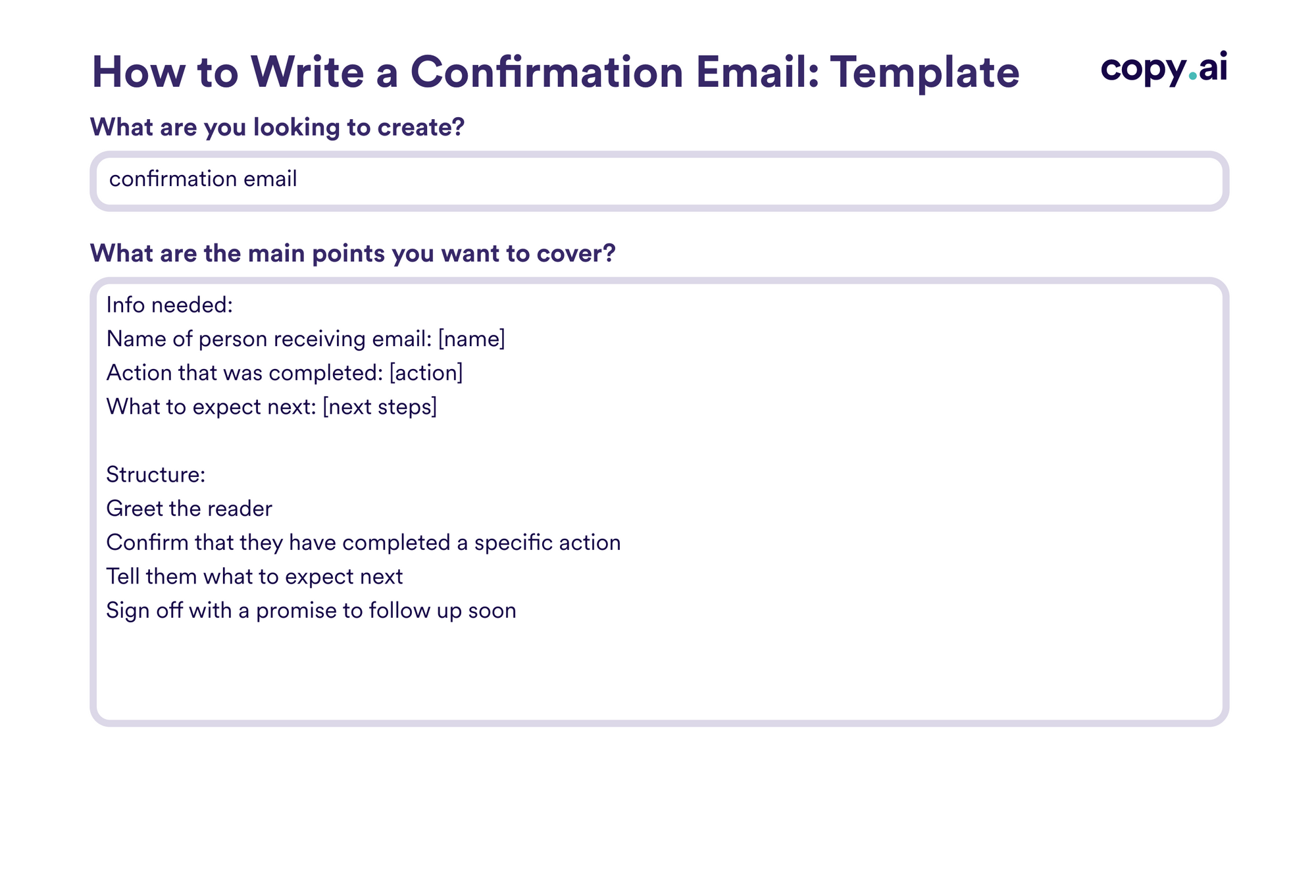 Confirmation Email Templates How To Write Examples Confirmation Email Templates How To Write Examples