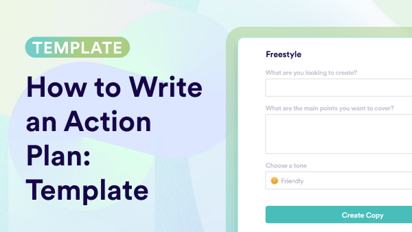Action Plan Templates: How To Write & Examples