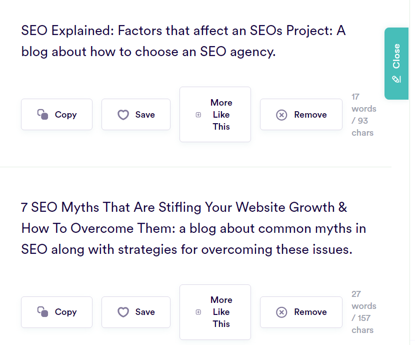 Free Content Idea Generator | Generate Content With AI