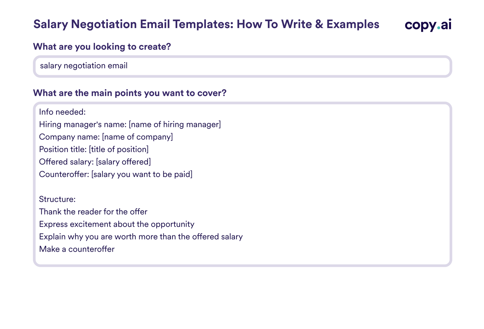 Salary Negotiation Email Templates: How To Write & Examples