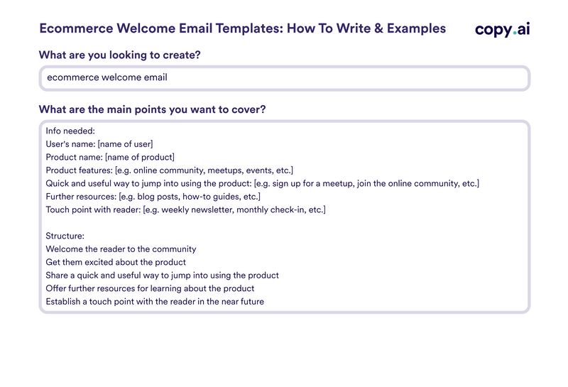 Ecommerce Welcome Email Templates: How To Write & Examples