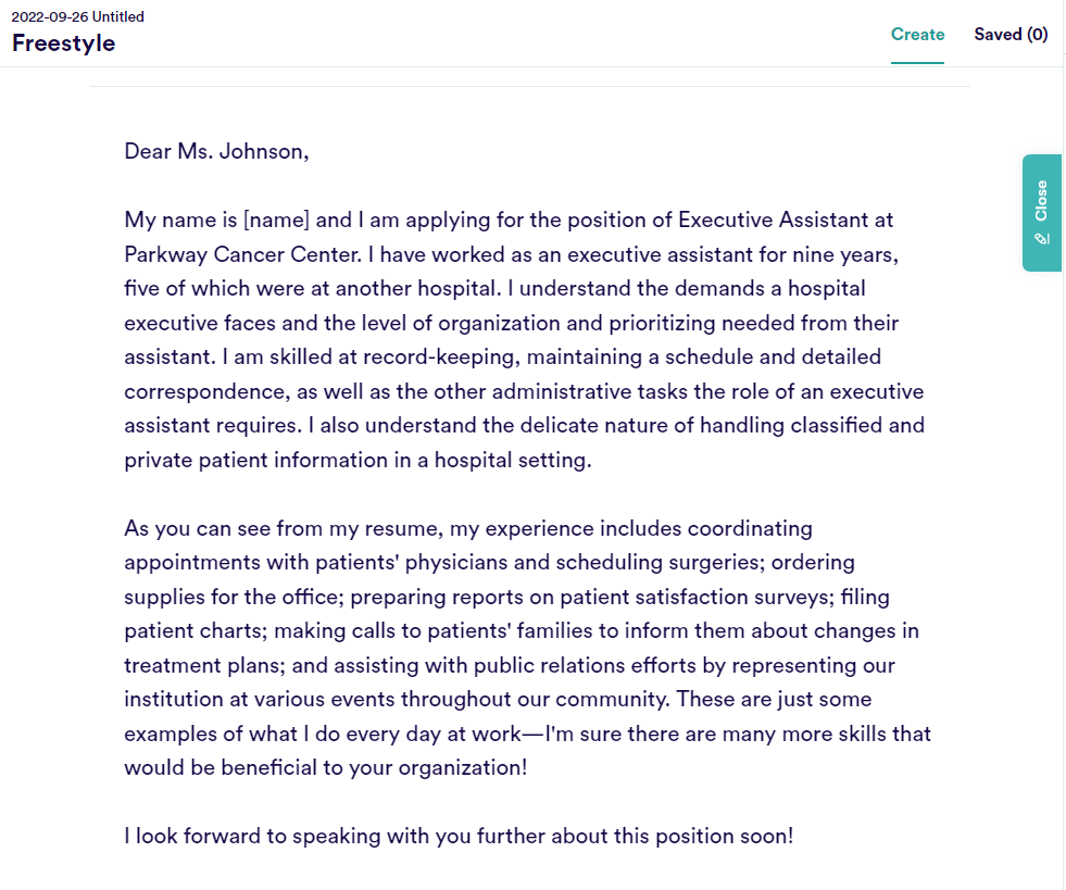 How To Create A Cover Letter Template How To Create A Cover Letter Template