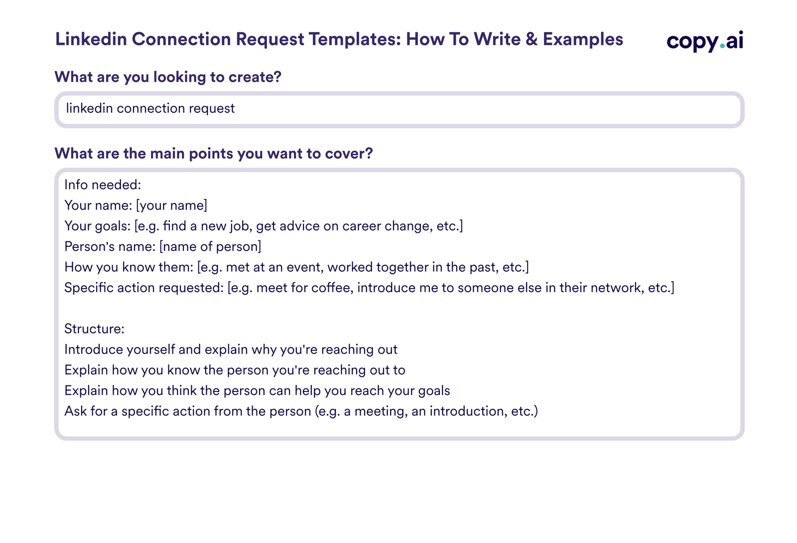 Linkedin Connection Request Templates: How To Write & Examples