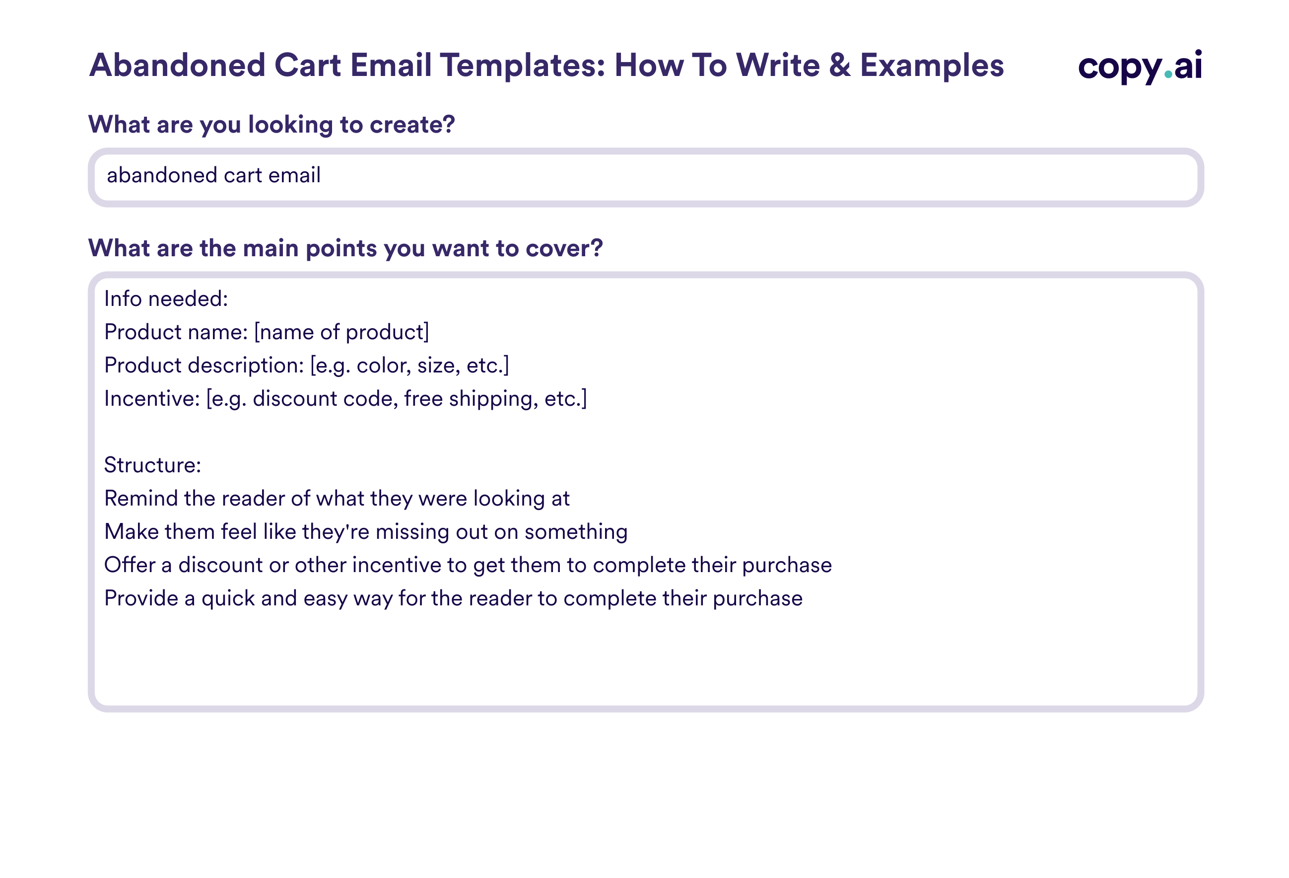 Abandoned Cart Email Templates How To Write Examples