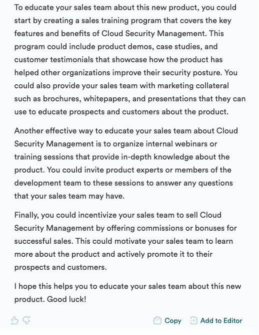 How to Create Sales Enablement Content in Minutes with AI | Copy.ai