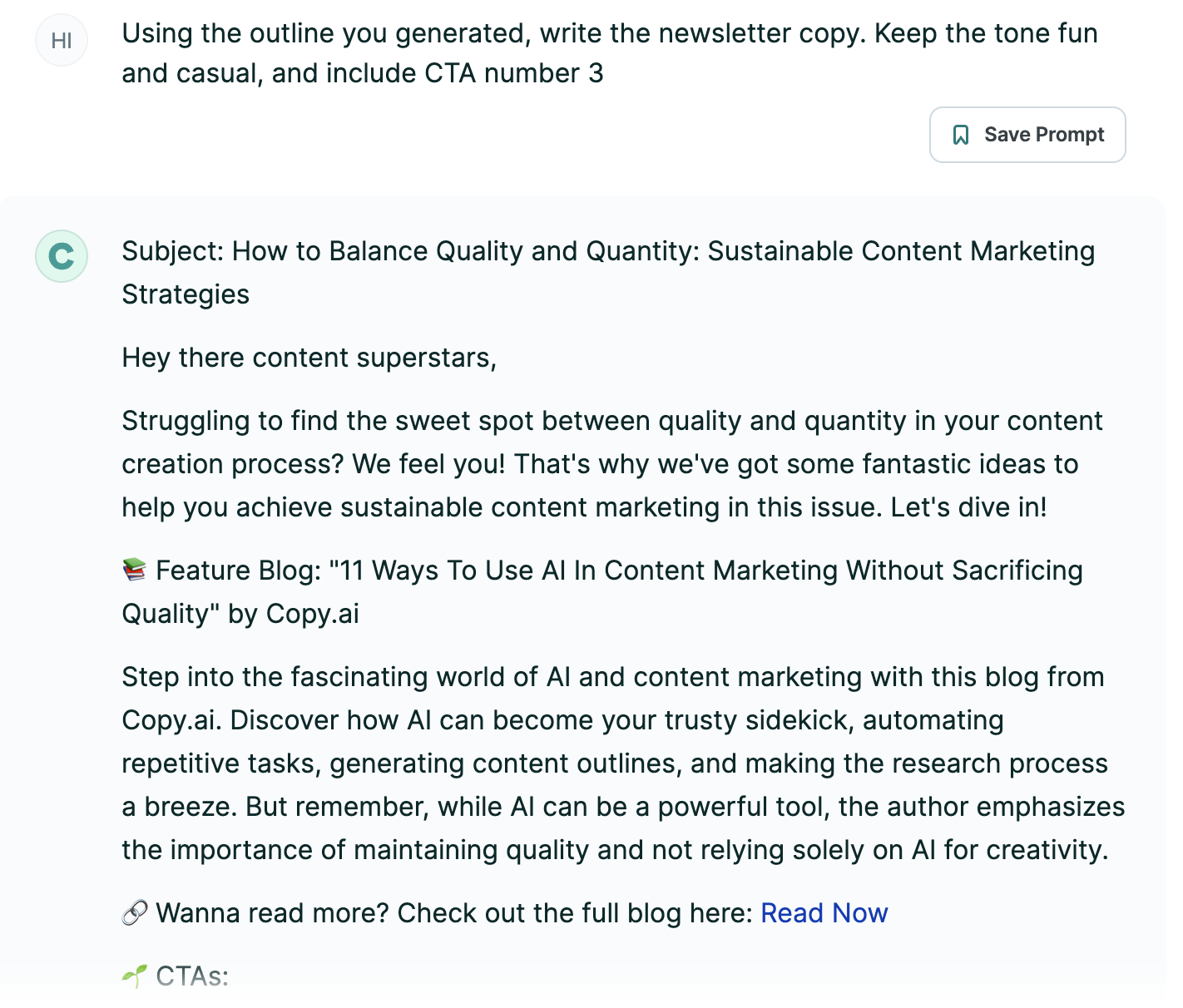 4 Ways to use Generative AI for email marketing | Copy.ai
