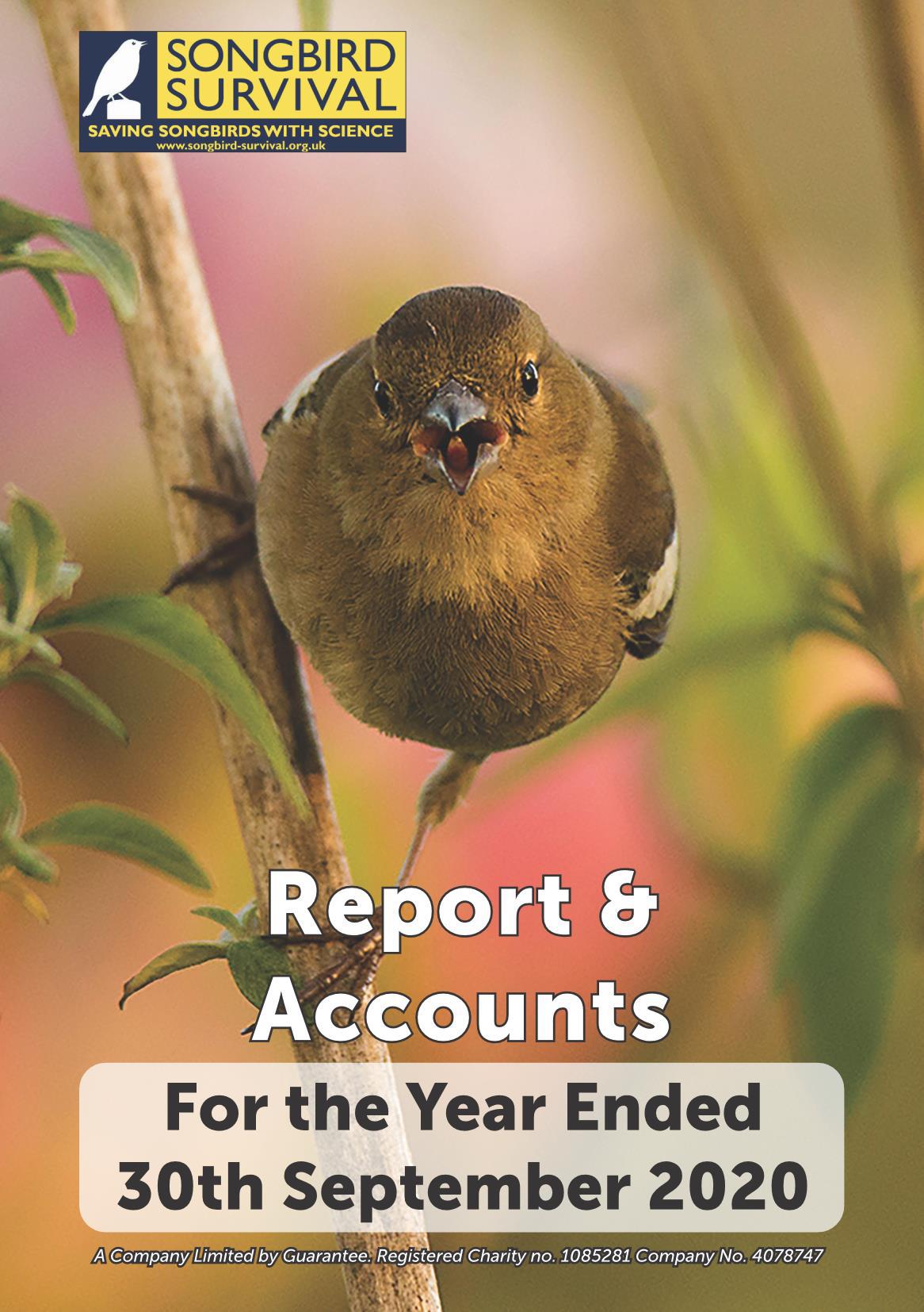 Annual report and accounts from SongBird Survival