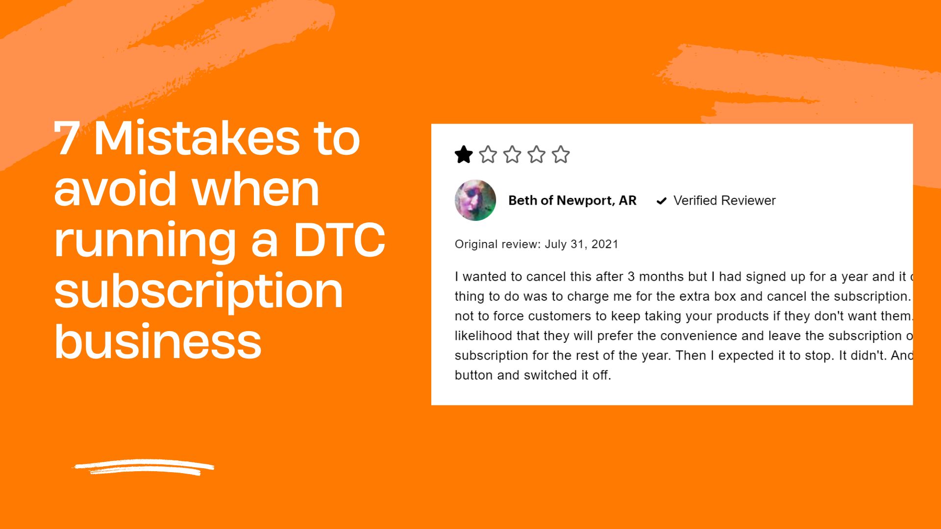 7 Mistakes to avoid when running a DTC subscription business