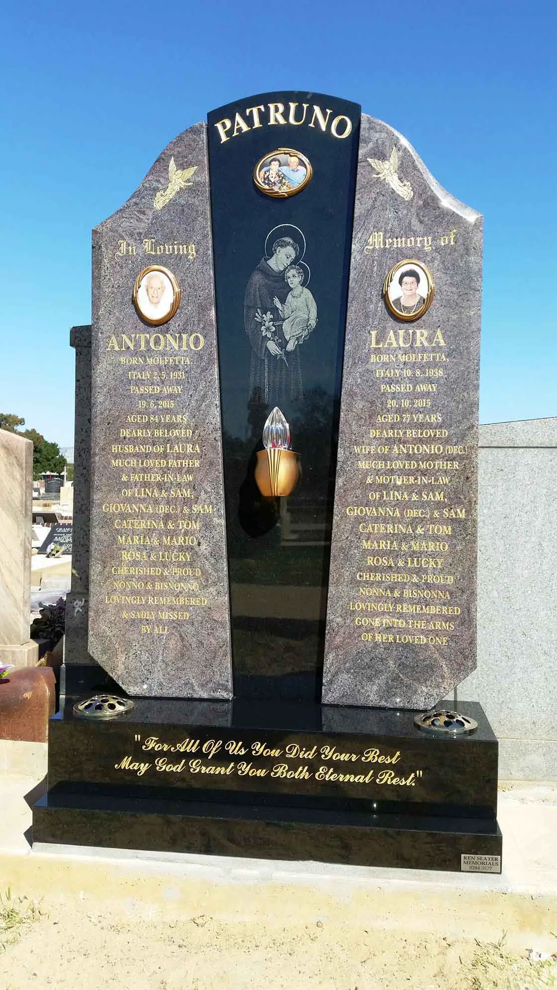 Designer Memorials, SA | Ken Slater Memorials