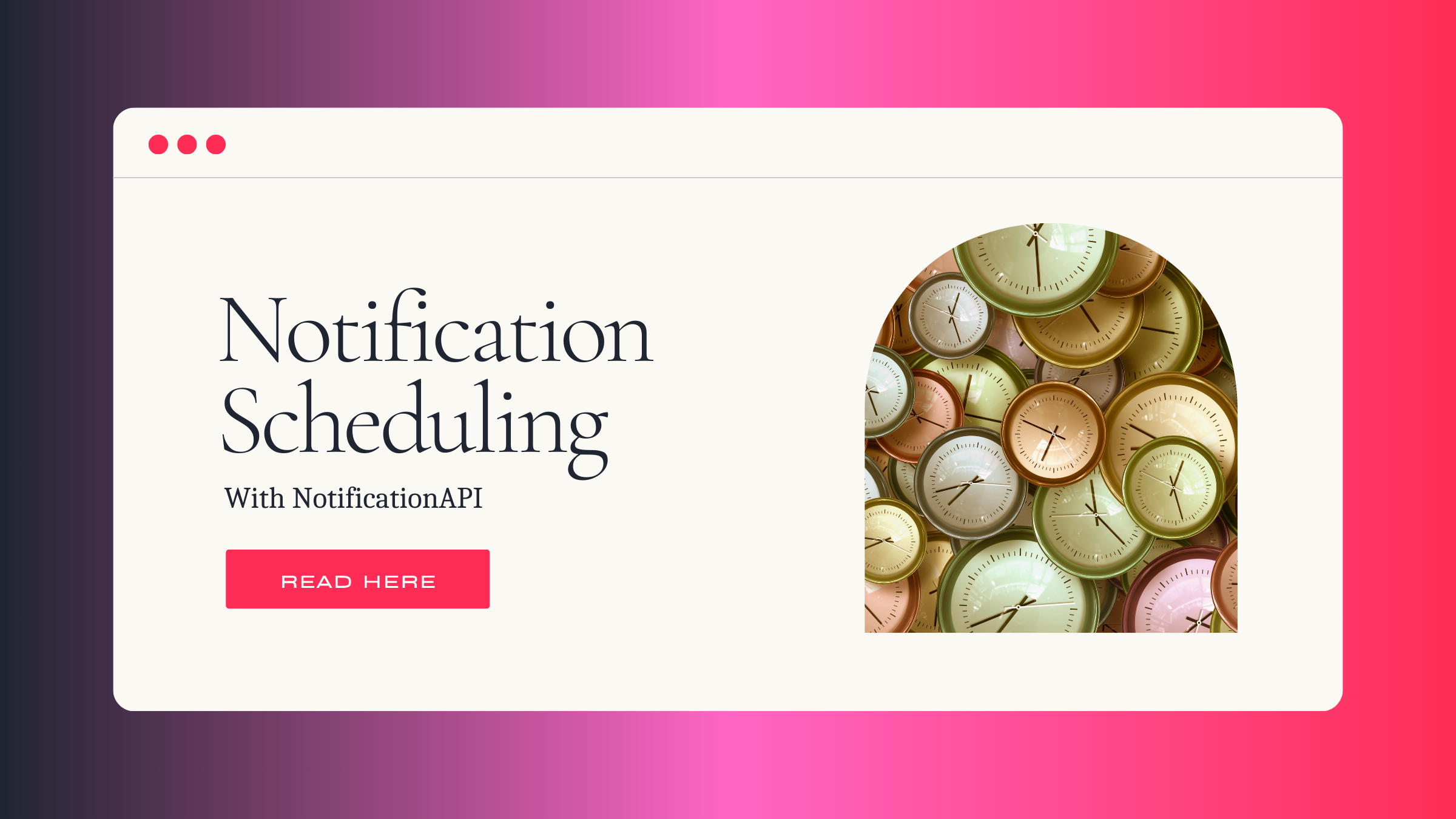 Announcing: Notification Scheduling