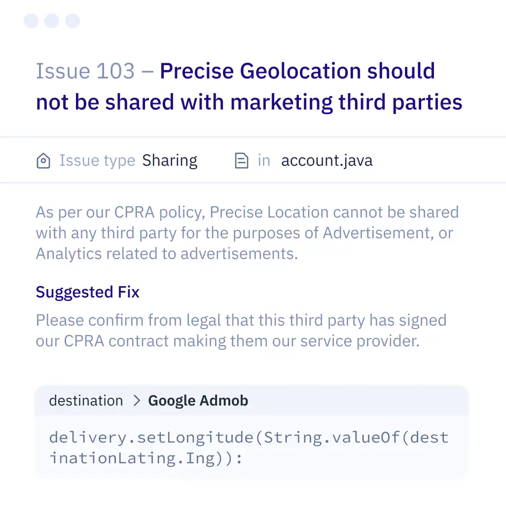 Prevent Non-Compliant Data Sharing to Marketing Partners | Privado