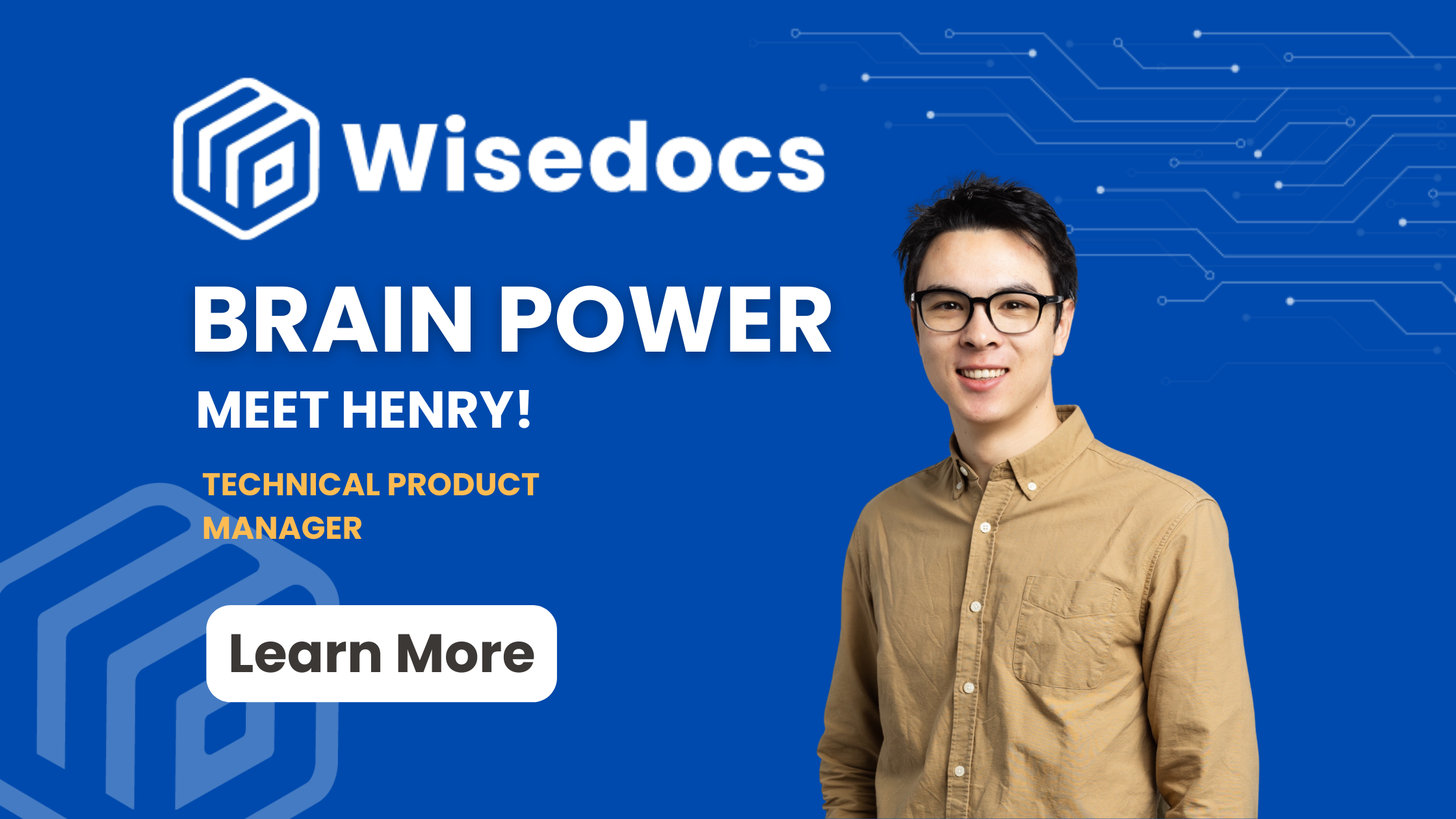 Wisedocs • Blog: Wisedocs’ Brain Power: Henry Dowd, Technical Product ...